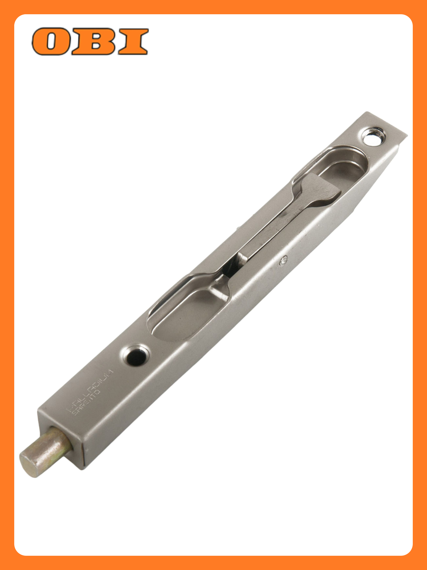 Ригель дверной PALLADIUM, перламутровый, серебристый, цинковый сплав