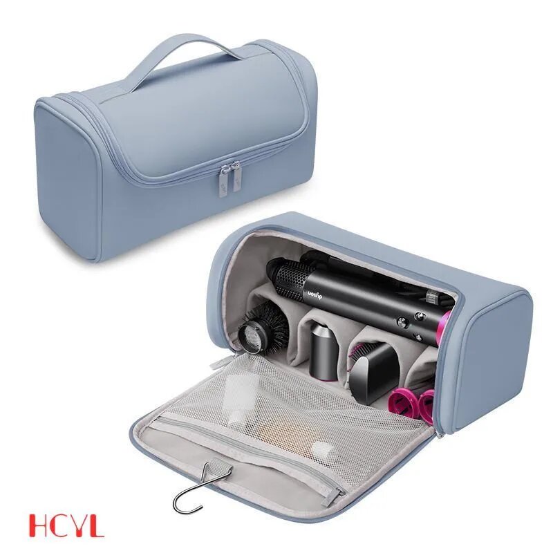 Сумка для фена Дайсон , чехол для выпрямителя, органайзер фена и стайлера, синий