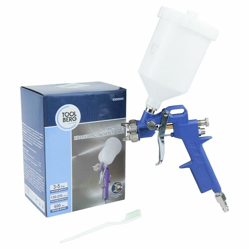 Краскопульт Т4Р с верхним бачком, сопло 1,5мм. 600мл.