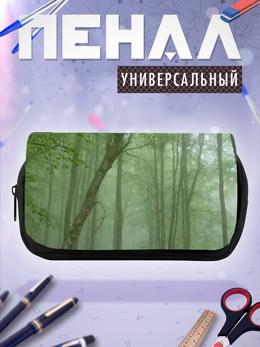 Школьный пенал лес дерево