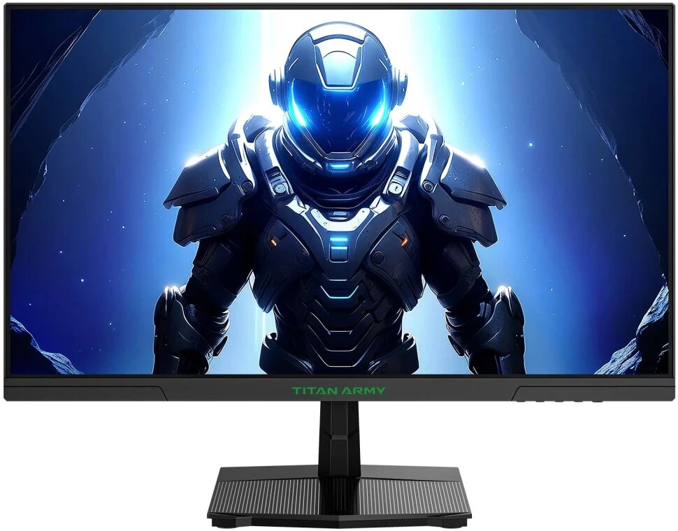 24.5" Монитор Titan Army P2510S, 2560x1440, 240 Гц, IPS, LED, 1 мс, 1000:1, 300 Кд/м², черный