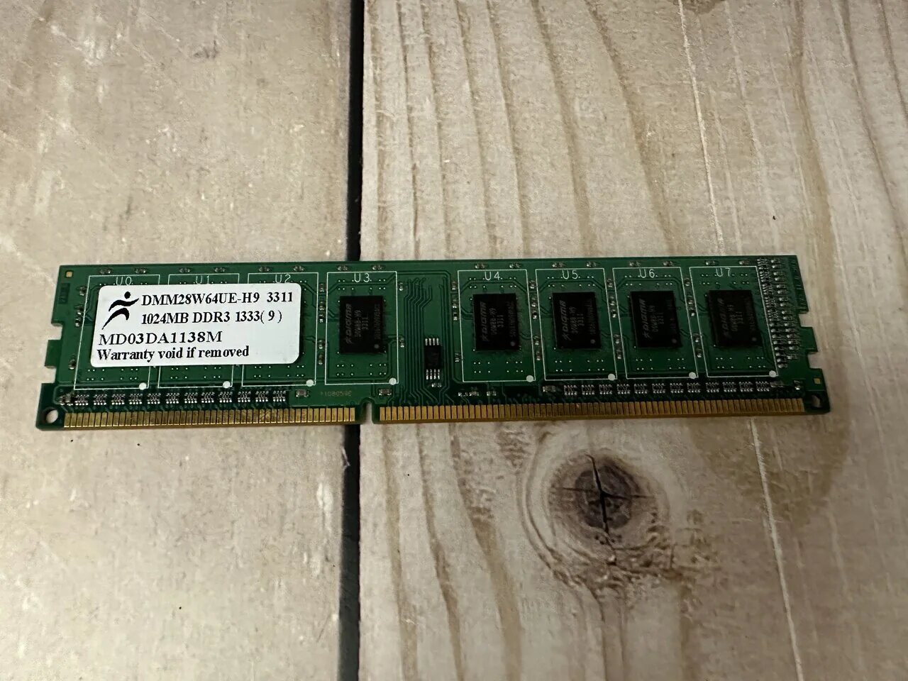 Оперативная Память Dimm 1Gb PC3-10600(1333)DDR3 Digma DMM28W64UE-H9