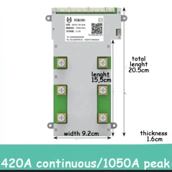 Smart 21S ~ 30S ANT BMS плата защиты аккумулятора 420A cont 1050A Peak