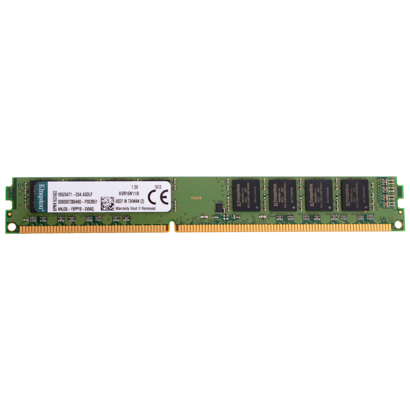 Оперативная память Kingston KVR16N11/8WP, 8 ГБ DDR3, 1600 MT/s, CL11