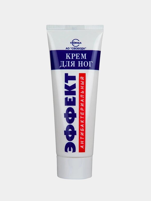 Крем для ног Эффект, антибактериальный, 80 г