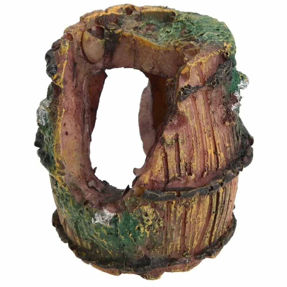 Украшение для рыбного аквариума, треснувший бочонок, материал смола, игрушки для маленьких рыбок