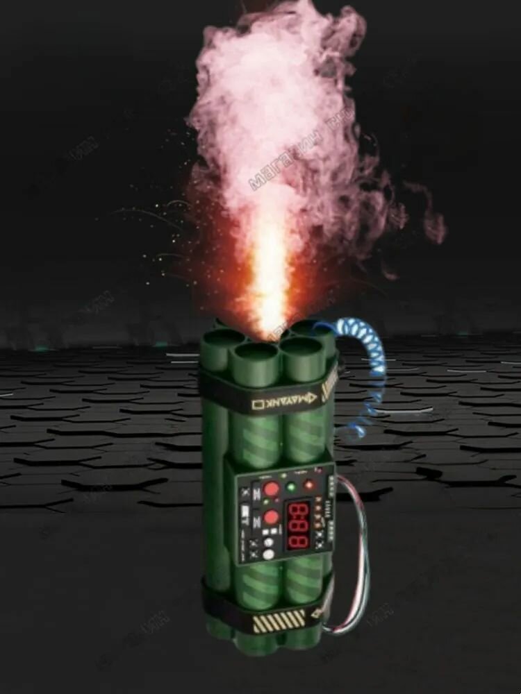 Дымовая бомба замедленного действия, акустическая граната, бомба CS2, детская игрушка динамит, зеленая