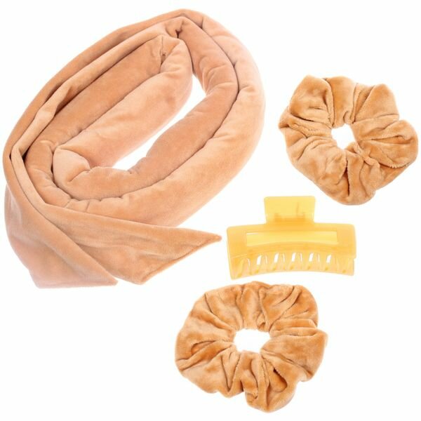 Бигуди для волос КНР Curling, лента для укладки, безупречные локоны, кремовый, 4.5/156 см