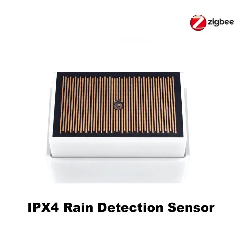 MOES Tuya ZigBee умный датчик обнаружения дождя детектор утечки воды беспроводной IPX4 водонепроницаемый для наружного использования с питанием от батареи