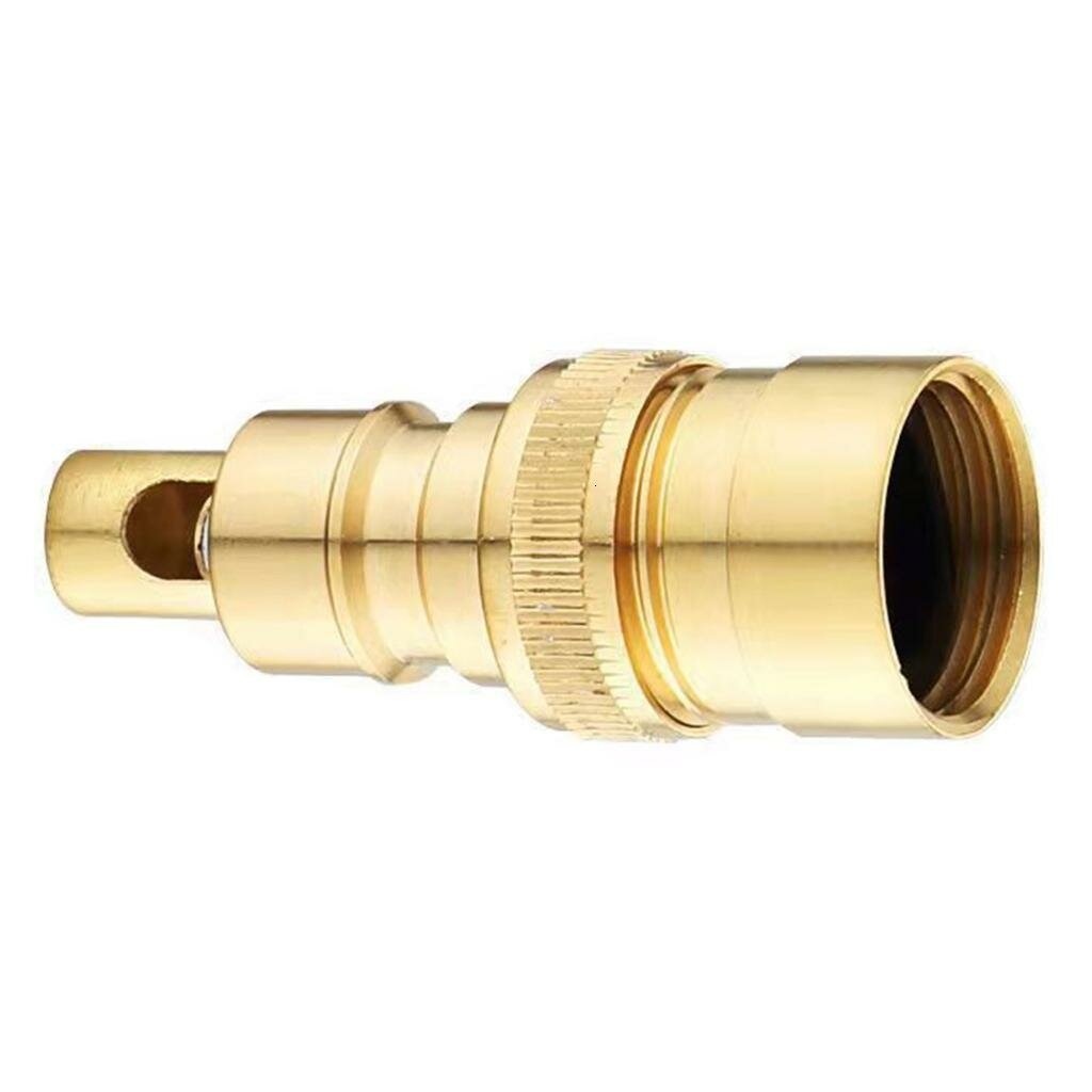 Адаптеры для стиральной машины латунные G1/2 с автоматическим перекрытием, Бронза