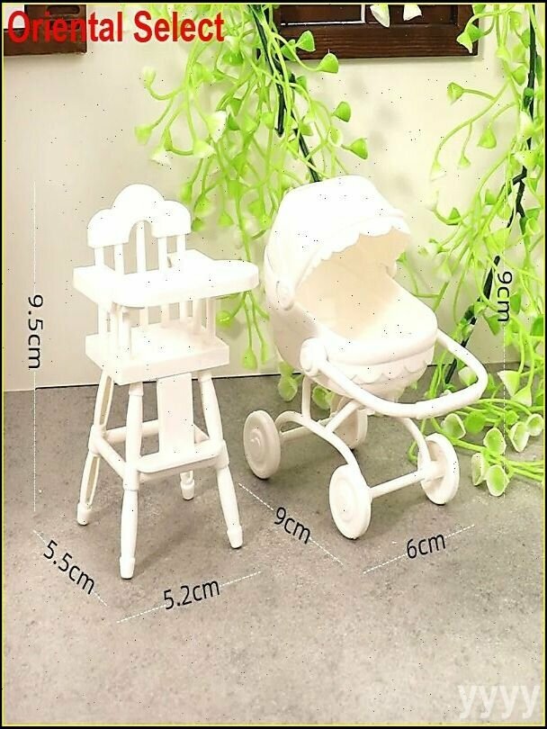 Тренировочная коляска для кукол, с эргономичным дизайном, размер 9.20x7.30x6.10 см