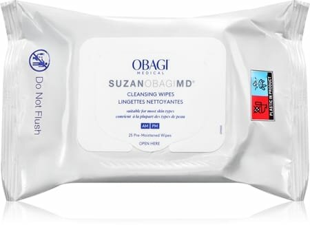 Влажные салфетки для умывания obagi suzanobagimd, 25 шт.