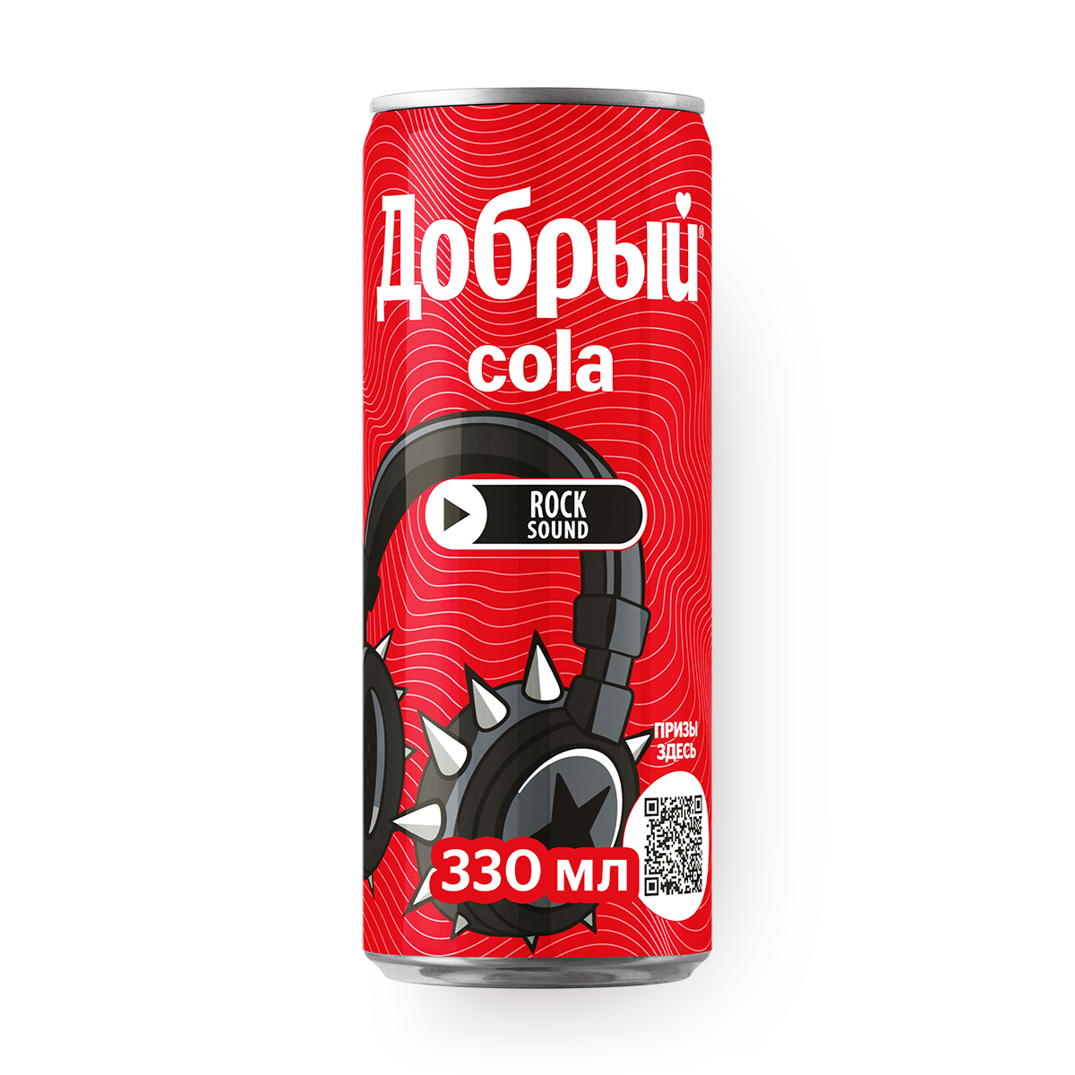 Напиток газированный "Добрый Cola", в металлической банке, 0,33 л