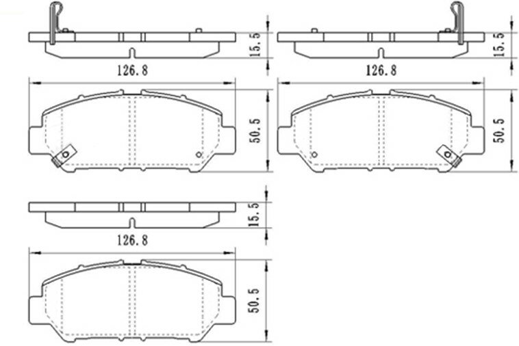 Колодки тормозные спереди Daihatsu Rocky 19- / SAT ST-28-0199 Toyota Raize 19-