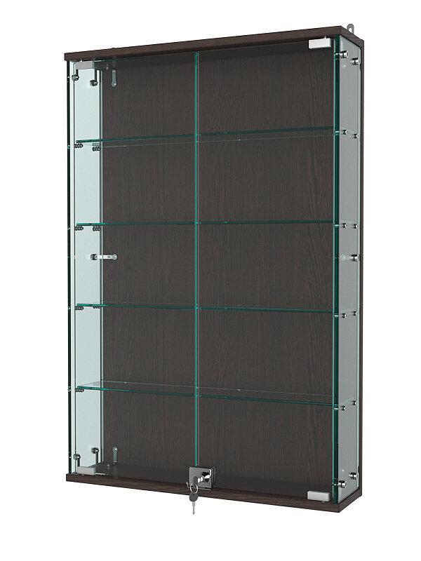 Витрина "атриум" настенная №2-1, Дуб Венге. Производитель товара - компания Westcom.