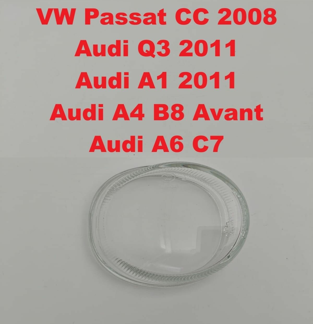 Стекло противотуманной фары VW Passat, Audi Q3 2011, A6 C7 правое