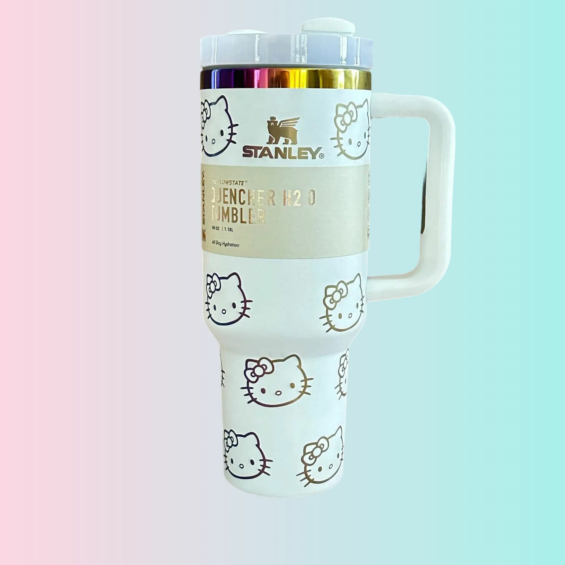 Stanley Кружка с соломинкой изолированная Hello Kitty 1,18 л