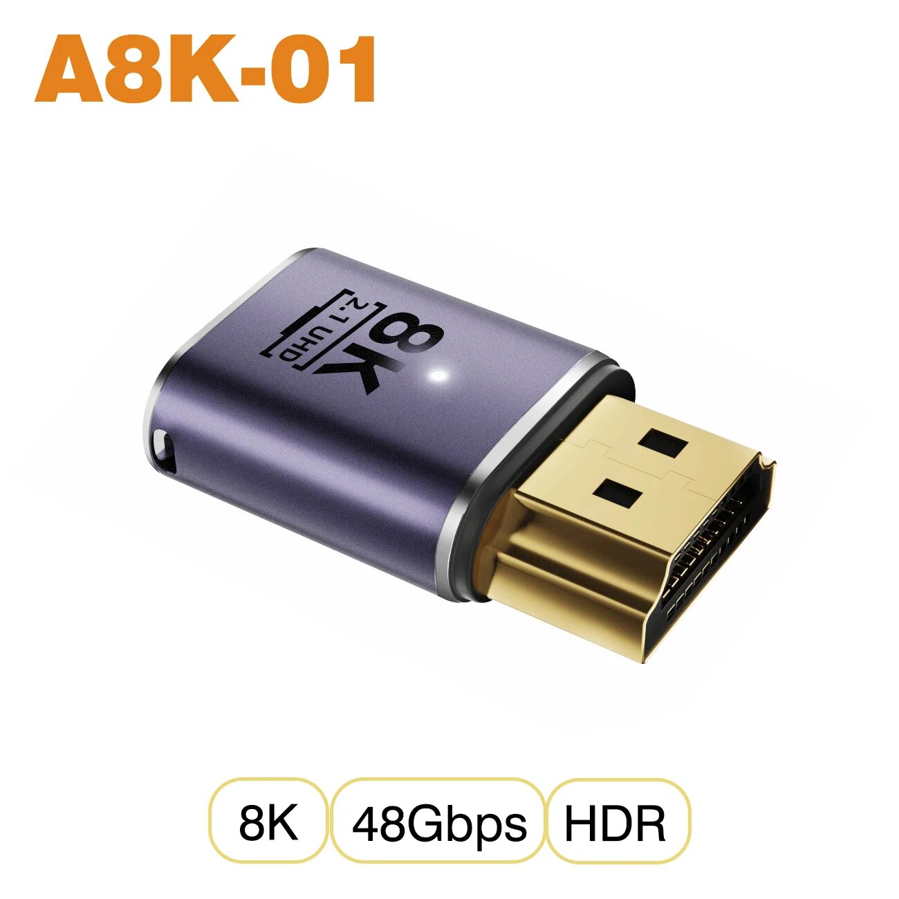 NNBILI HDMI 2.1 кабель-адаптер папа-мама A8K-01