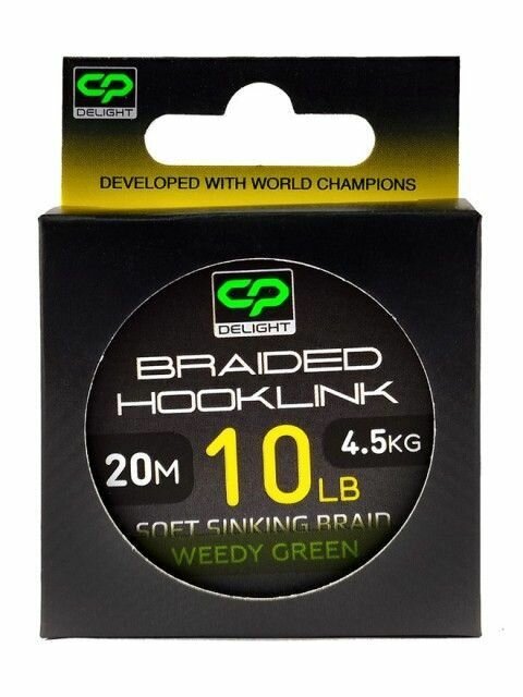 Поводковый материал Deligth Sinking Hooklink зеленый 10lb 20м