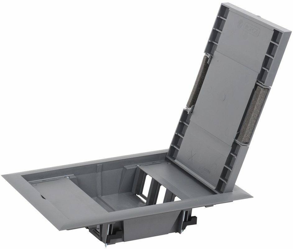 IEK PRIMER Лючок ONFLOOR 12 модулей, KNL-57-12-7012