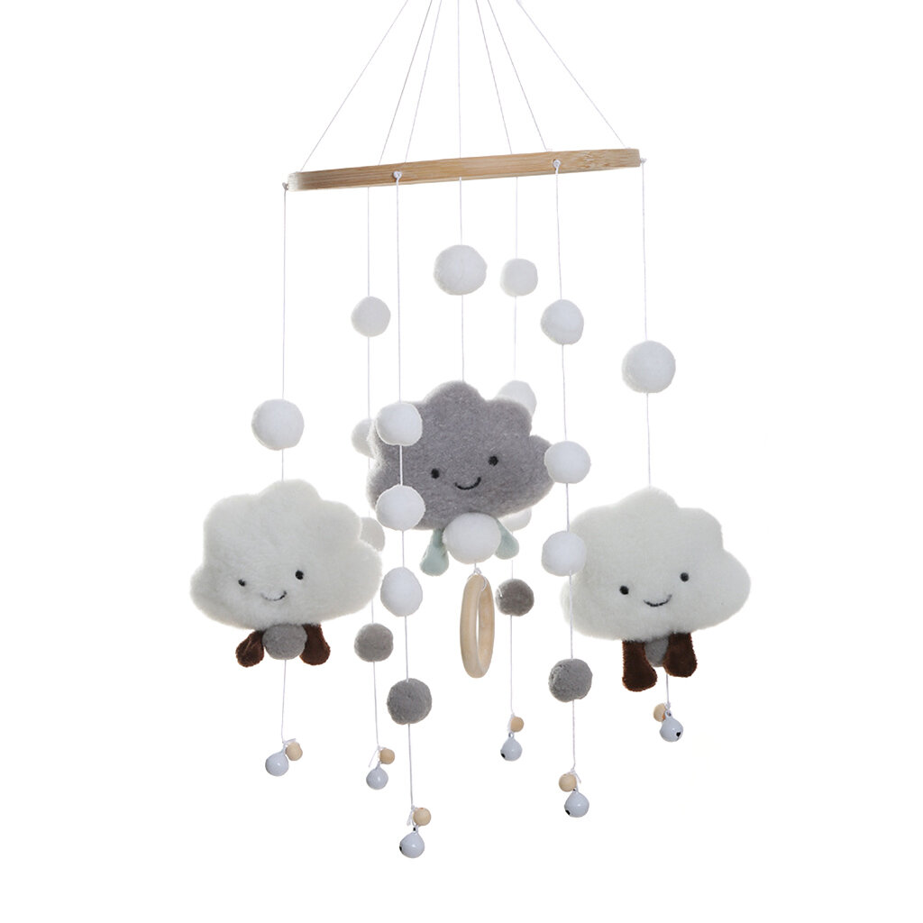 Детская комната hairball cloud wind chimes колокольчик для кровати-серый