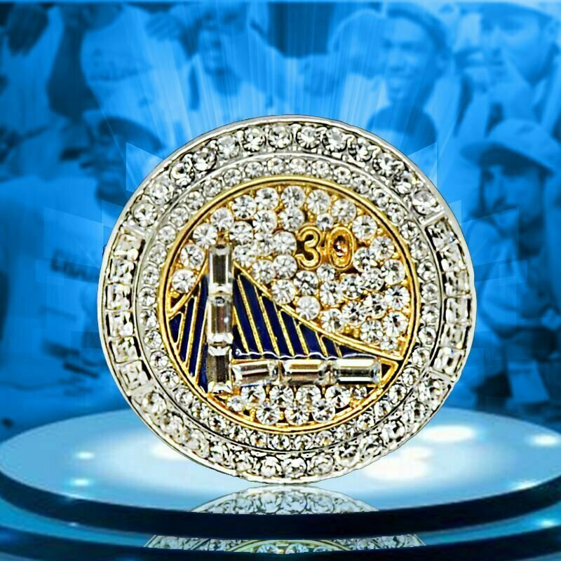 Кольцо чемпиона НБА 2015 года "Голден Стэйт Уорриорз" Стефен Карри / Коллекционный подарок для болельщиков