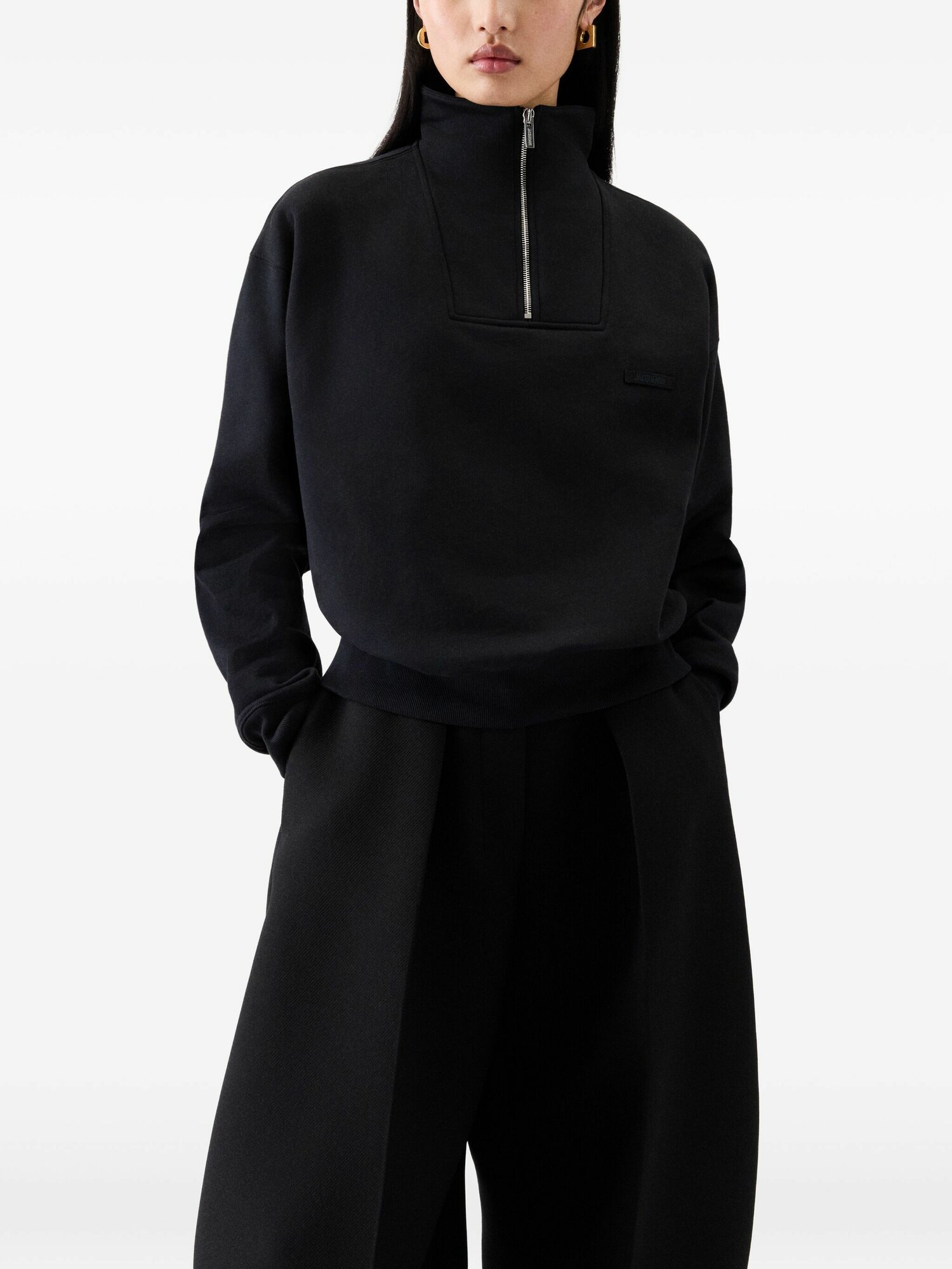 Толстовка Jacquemus, размер 2XL, , черный — фото 1