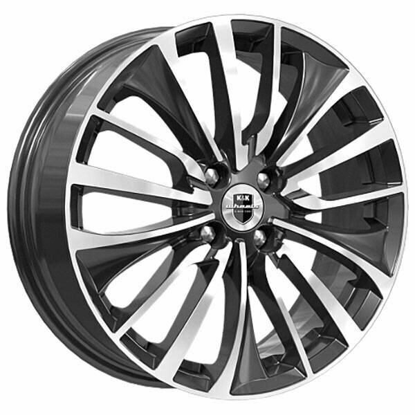 Колесный диск K&K Flanker 6.5x17 4x100 ET43 D60.1 Алмаз черный