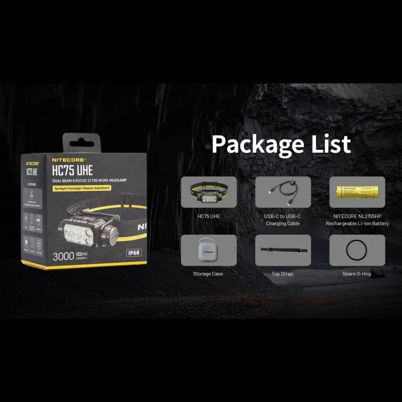 Фара NITECORE HC75 UHE
