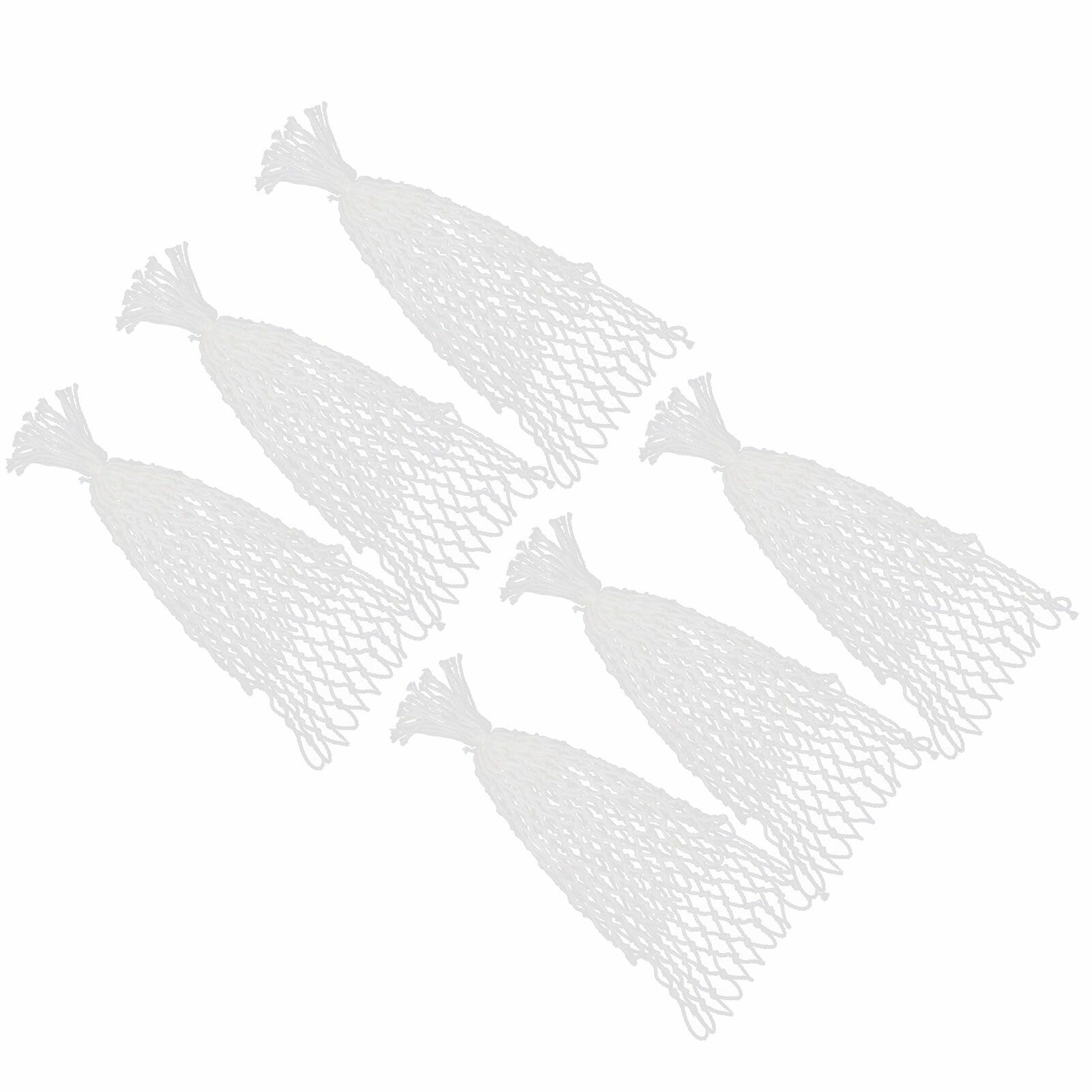 6 шт, бильярдная сетчатая карманная хлопковая сетчатая сумка для бассейна, белые прочные аксессуары для бильярдного стола