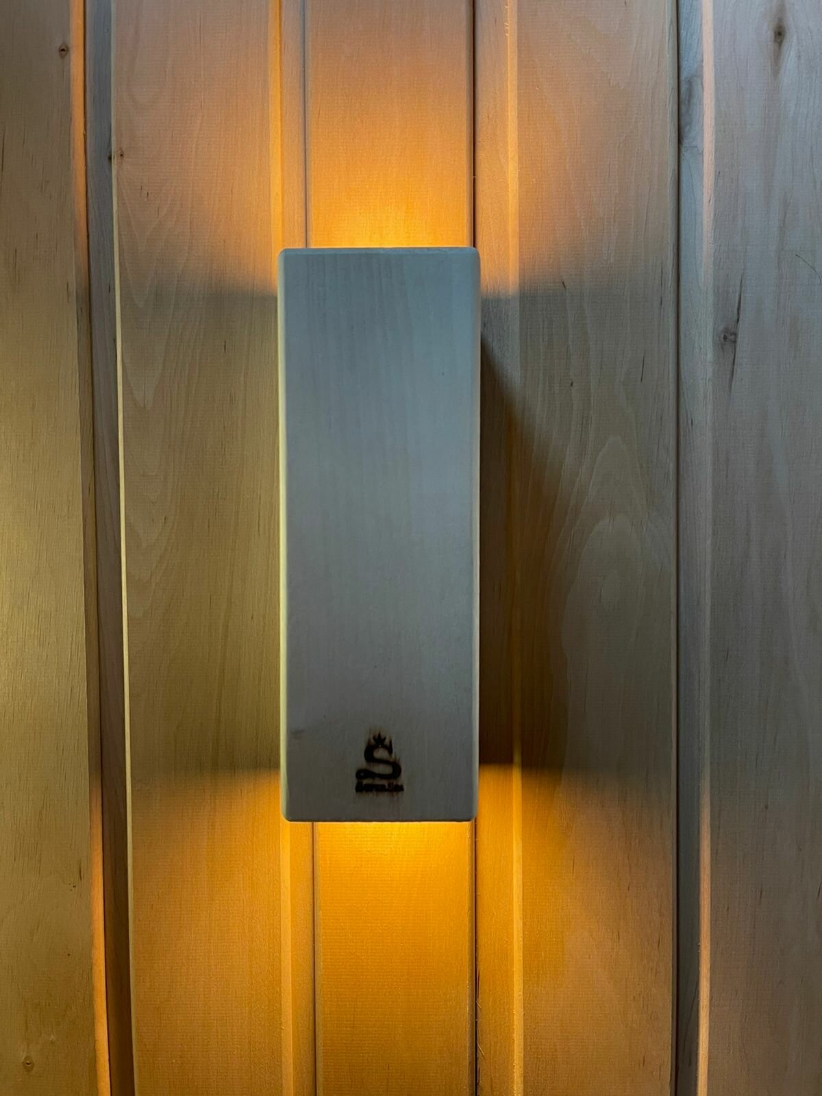 Абажур для сауны с LED подсветкой Осина, настенный в/ш 200х90