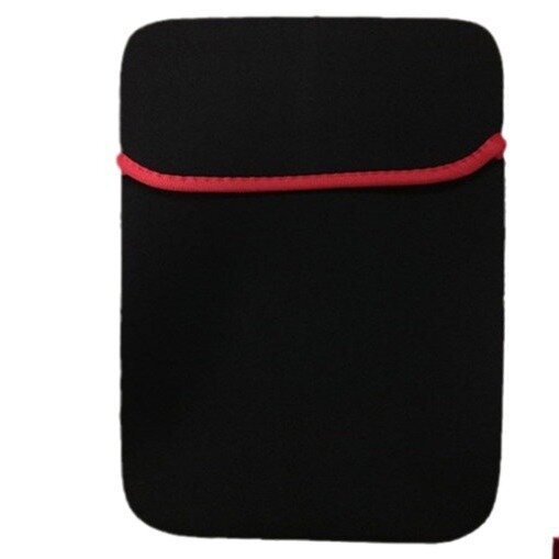 Сумка-вкладыш, для планшета Apple, водолазный материал, 7 дюймов, черная, красная