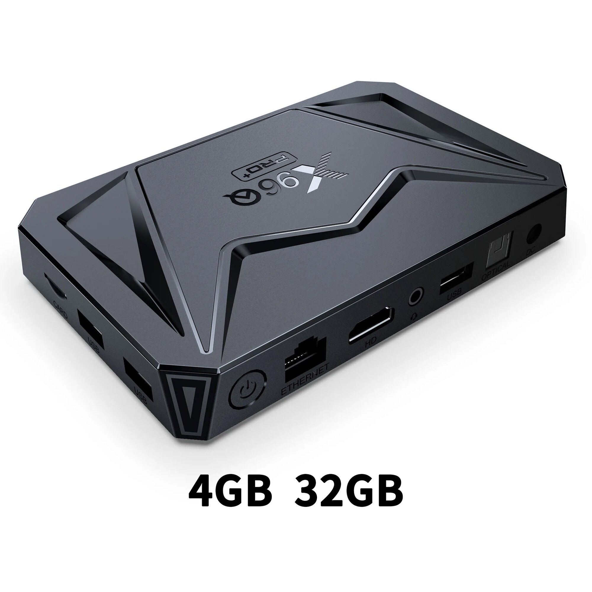 X96Q PRO+ ТВ-приставка Android 14 4/64 ГБ Европейская, 4GB 32GB