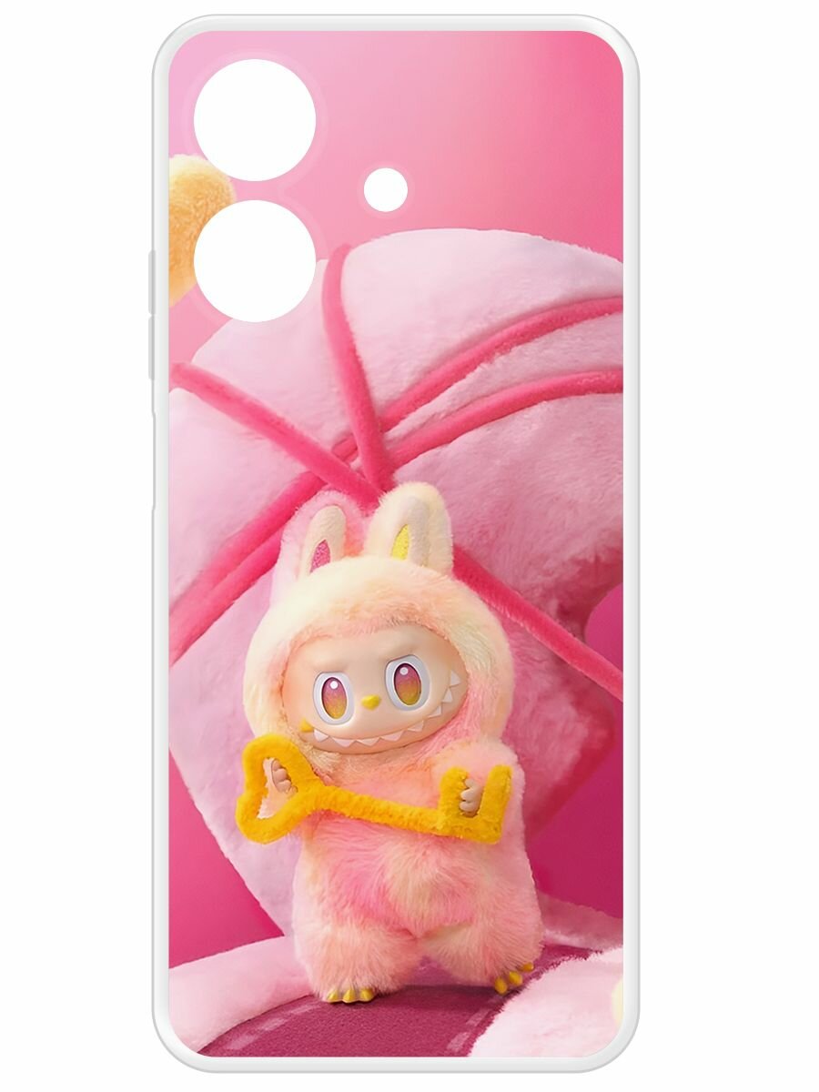 Чехол-накладка Krutoff Clear Case Лабубу Верность для Realme Note 60X