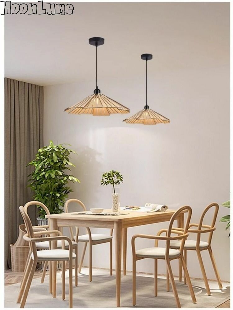 Деревянная люстра