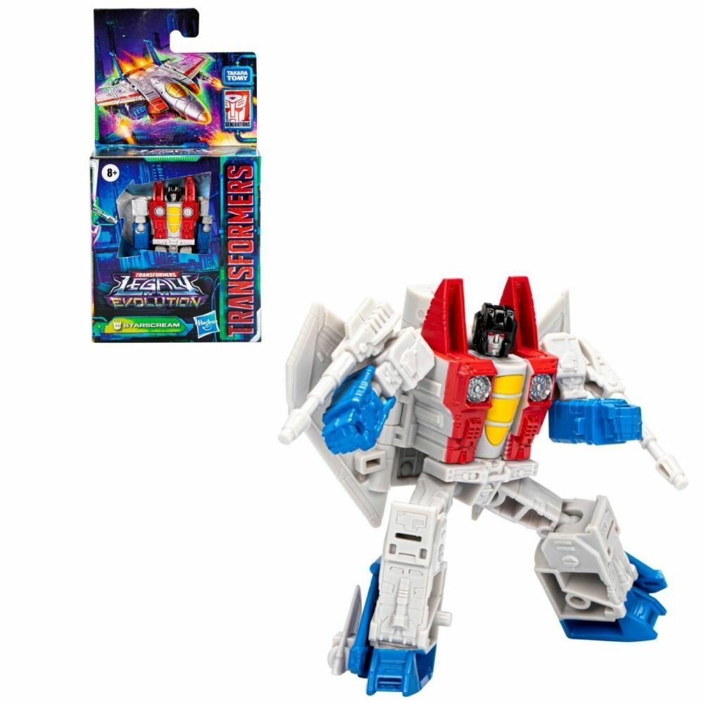 Игрушка Hasbro Трансформеры Legacy Evolution Core Class Starscream Превращающая фигурка-трансформер (3,5 дюйма) F7183