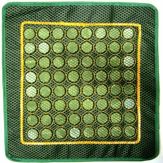 Коврик нефритовый массажный, большие плашки 41*41 см, 1 шт.