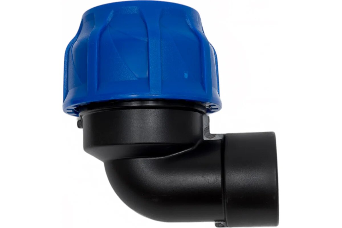 VALFEX Компрессионный отвод ПНД, с внутренней резьбой 63x1 1/2' для трубопроводов