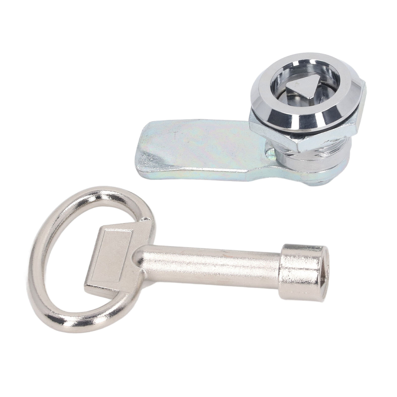 Набор ключей для камерного замка с треугольным цилиндром из хромированного цинкового сплава, камерный замок для шкафа и ключ