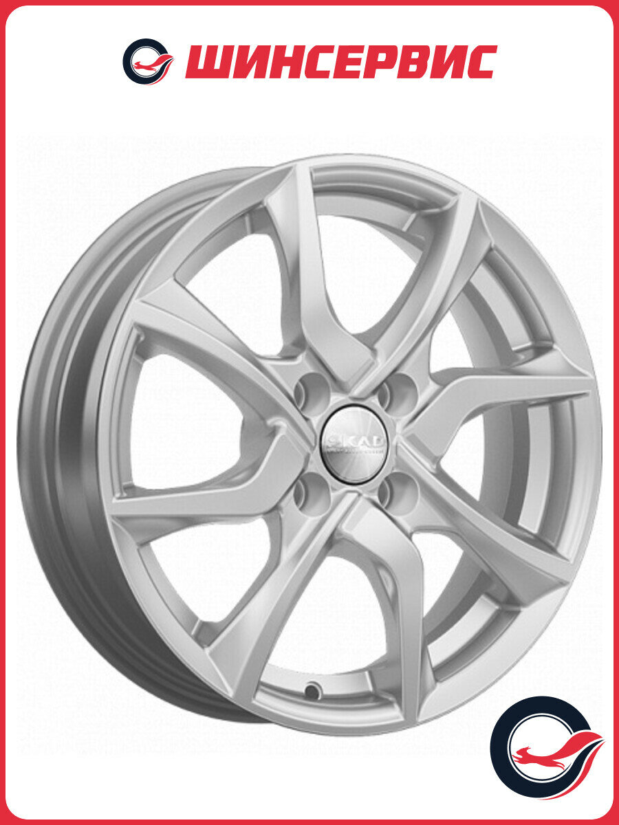 Литой колесный диск Скад Тулон R15x6.0J 4x100 ET38 ЦО67.1 для автомобиля