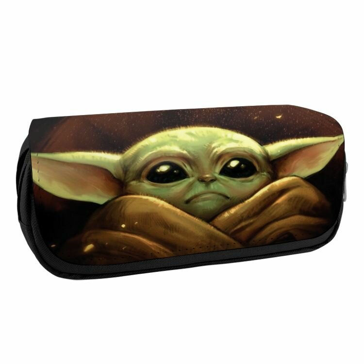 Пенал аниме Star Wars Grogu ( Пенал школьный для девочек и мальчиков )