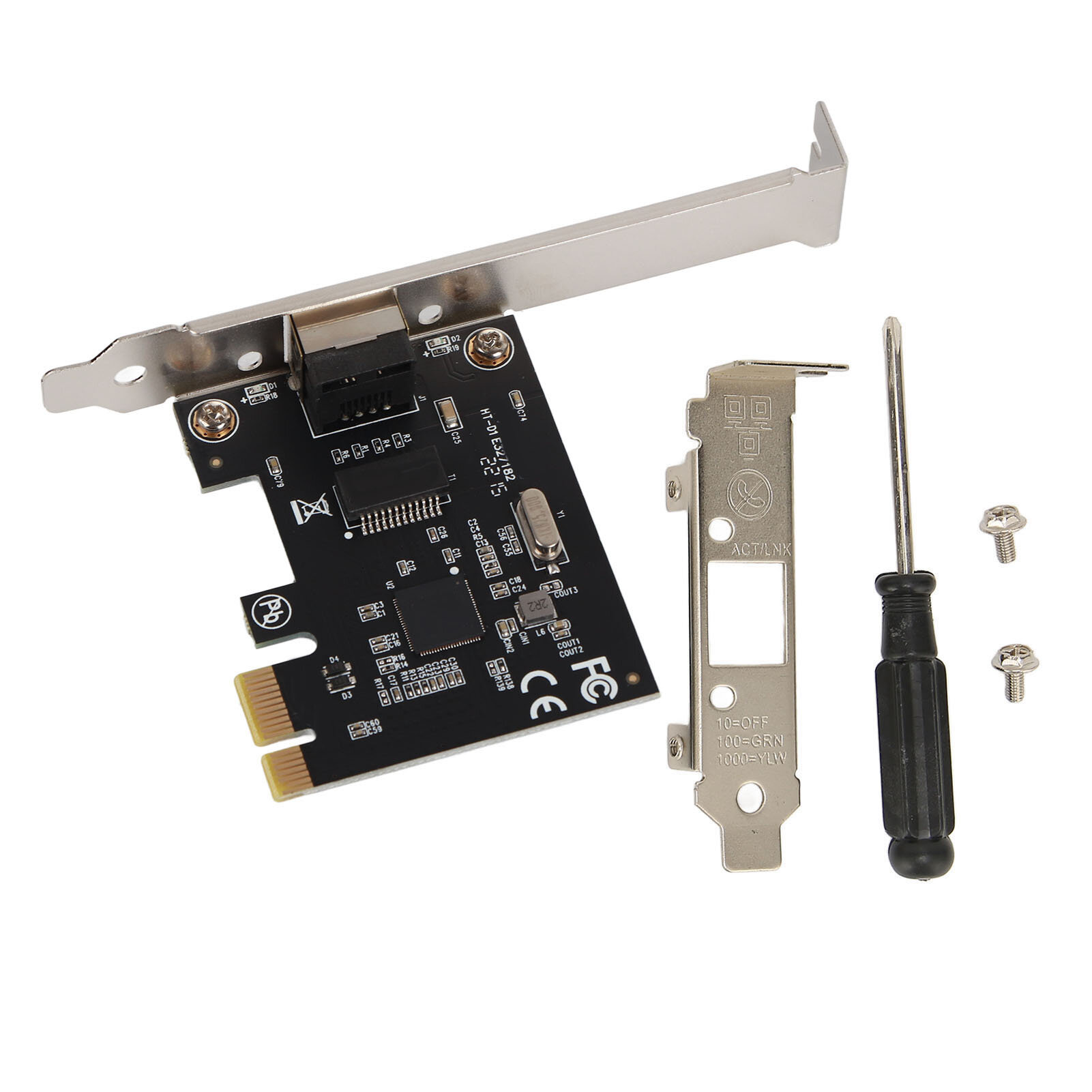 Гигабитная сетевая карта PCI-E 10/100/1000 Мбит/с, поддержка Win/Linux/OS X