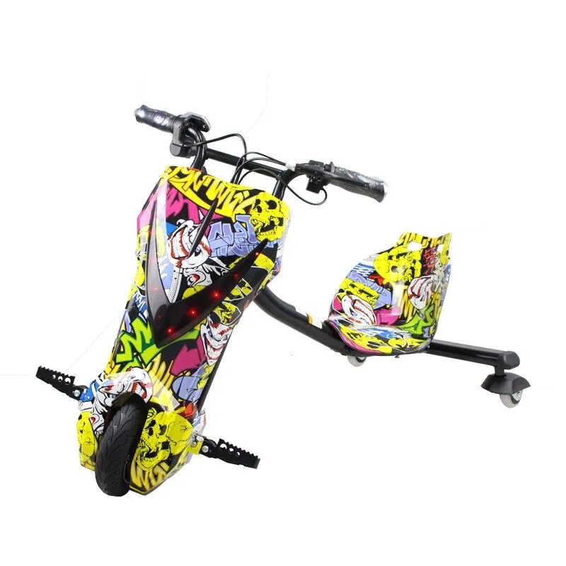 Детский электрический самокат-Дрифт карт (дрифт карт)Вращение на 360 градусов, электрический трехколесный велосипед 36В/250W