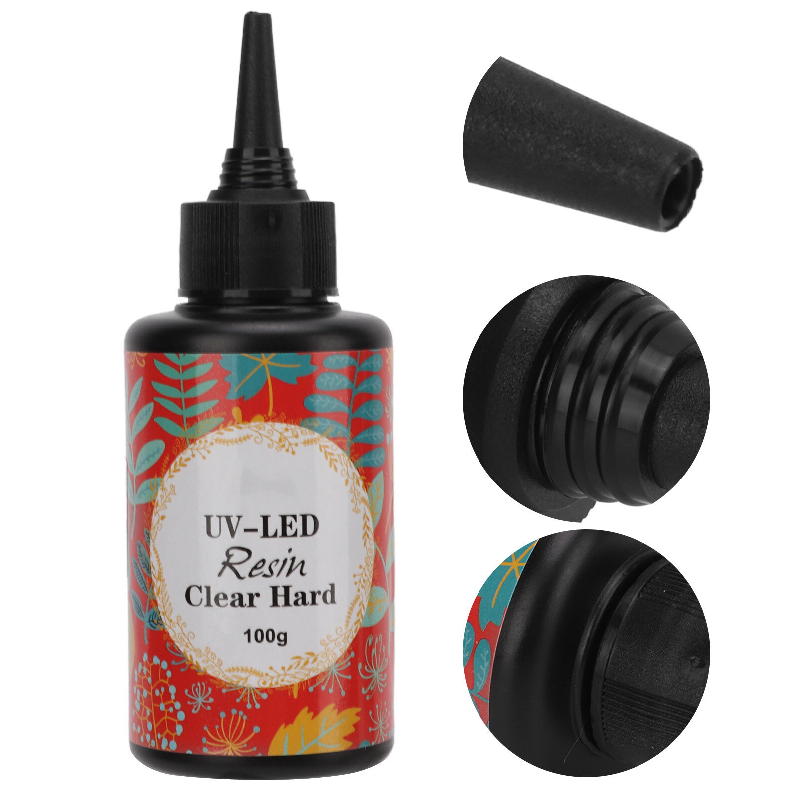 УФ-клей, высокопрозрачная антижелтая эпоксидная смола, УФ-мягкий клей, быстрое отверждение, самодельная УФ-смола для ожерелья, кулона, браслета, 100 г