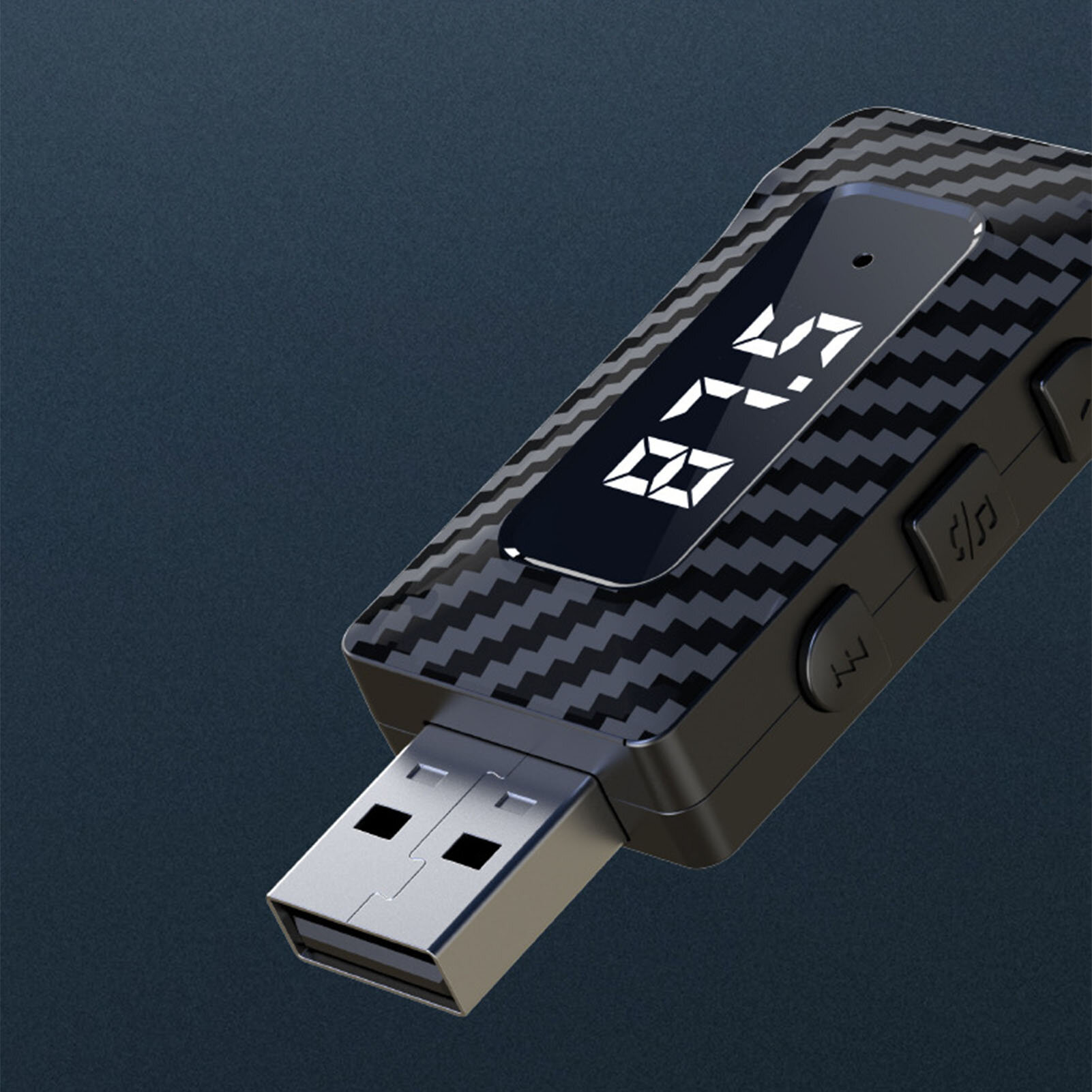 Беспроводной Bluetooth-приемник с чистым звуком и USB-передатчиком DC5V FM, подключаемым через разъем Plug And Play для автомобилей