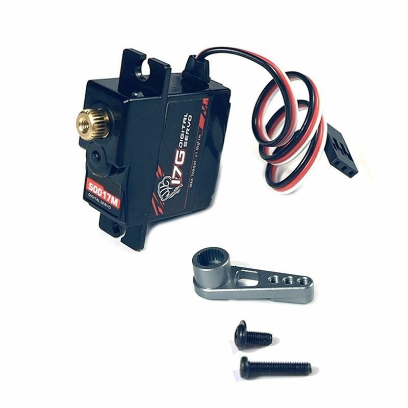 17G 3.5KG Metal Gear Digital Servo and Arm S0017M совместим с C14 C24 MN D90 MN99S RC Car Upgrade Parts, 4