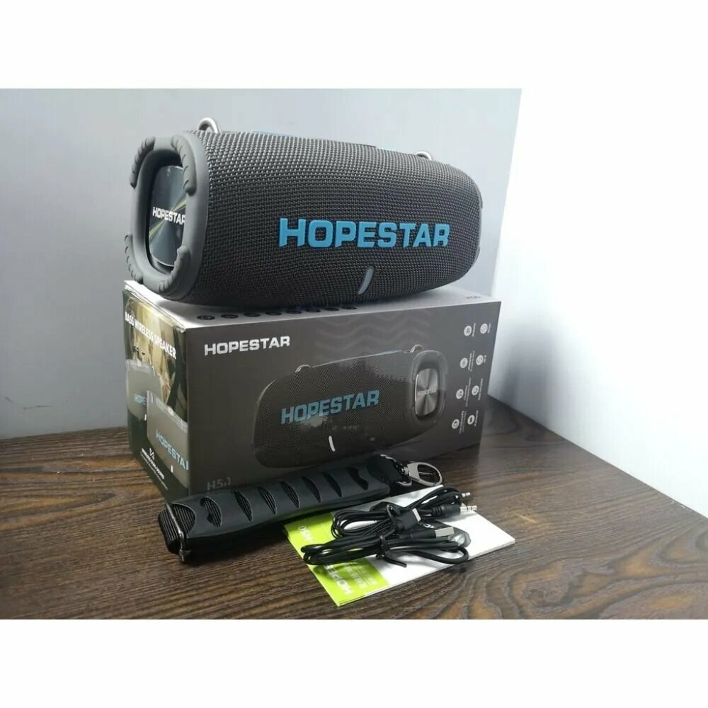 HOPESTAR H50 20Вт Портативный Бумбокс С Bluetooth И Сабвуфером MP3-Плеер Высокая Мощность Аудио Центр