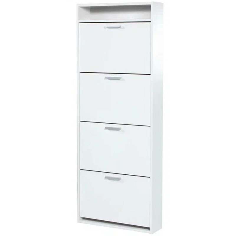 Обувница Вентал УК-4 Белый Размеры: Высота 1620мм Глубина 172мм Ширина 604мм