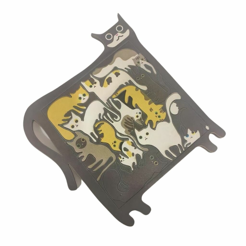Фигурки, (1 штука) деревянные пазлы для кошек jigsaw puzzle decoration