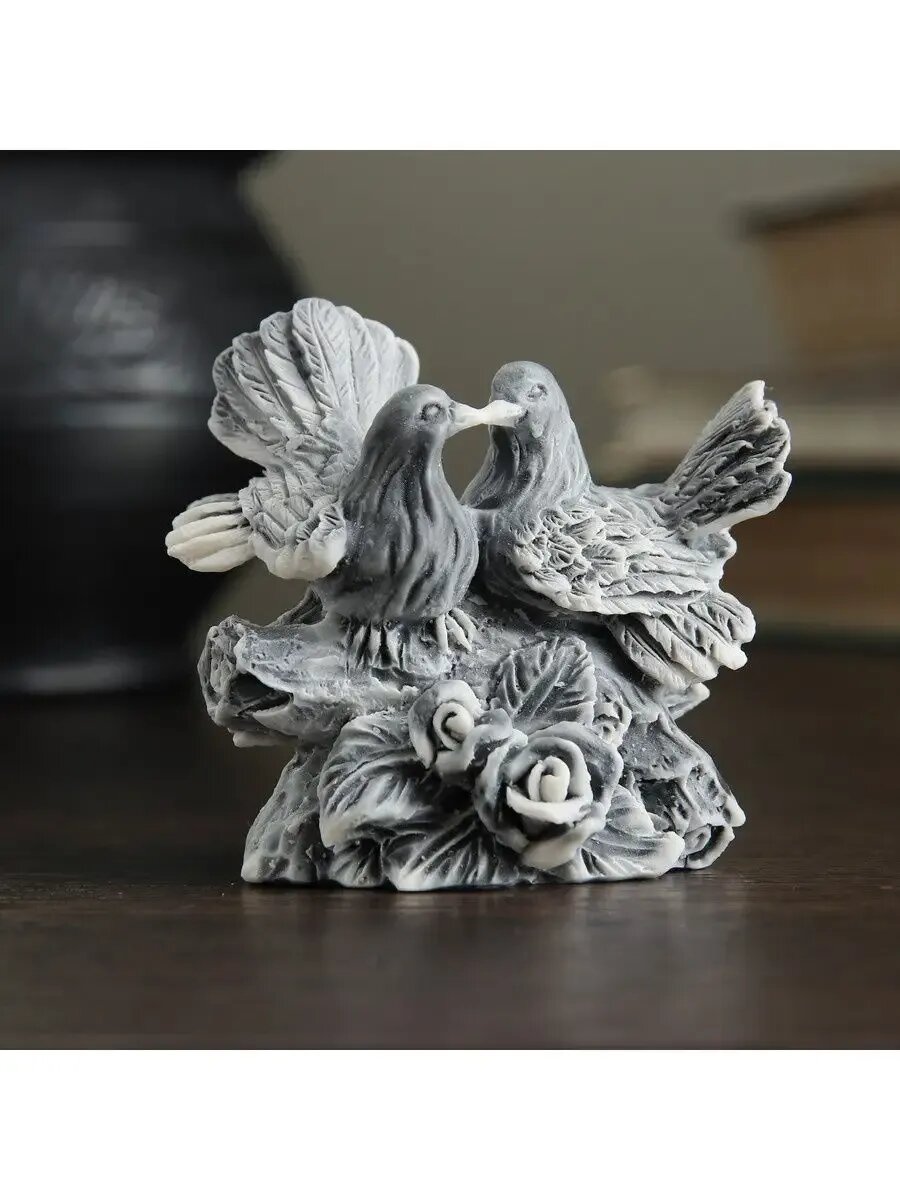 Фигура Голуби на ветке 6см